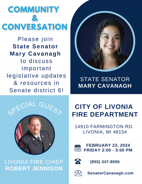 District 6 Updates & News - Senator Mary Cavanagh