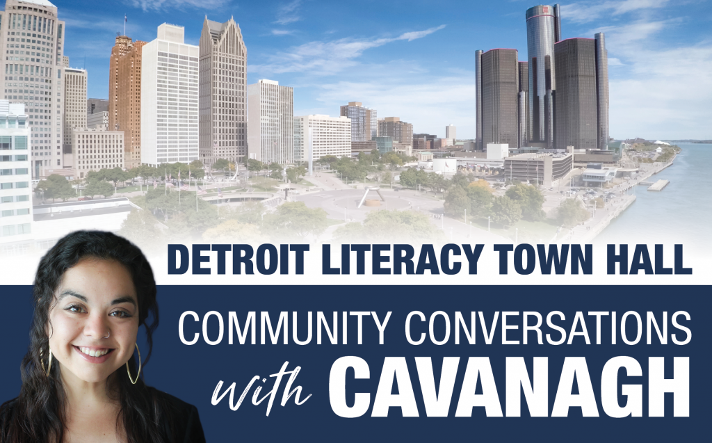 Detroit Literacy Town Hall - Senator Mary Cavanagh