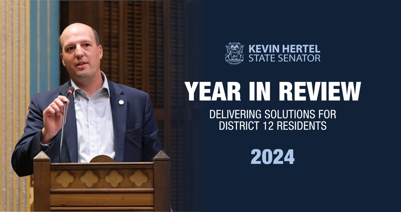 Reflecting on a Year of Progress Made in 2024 - Senator Kevin Hertel
