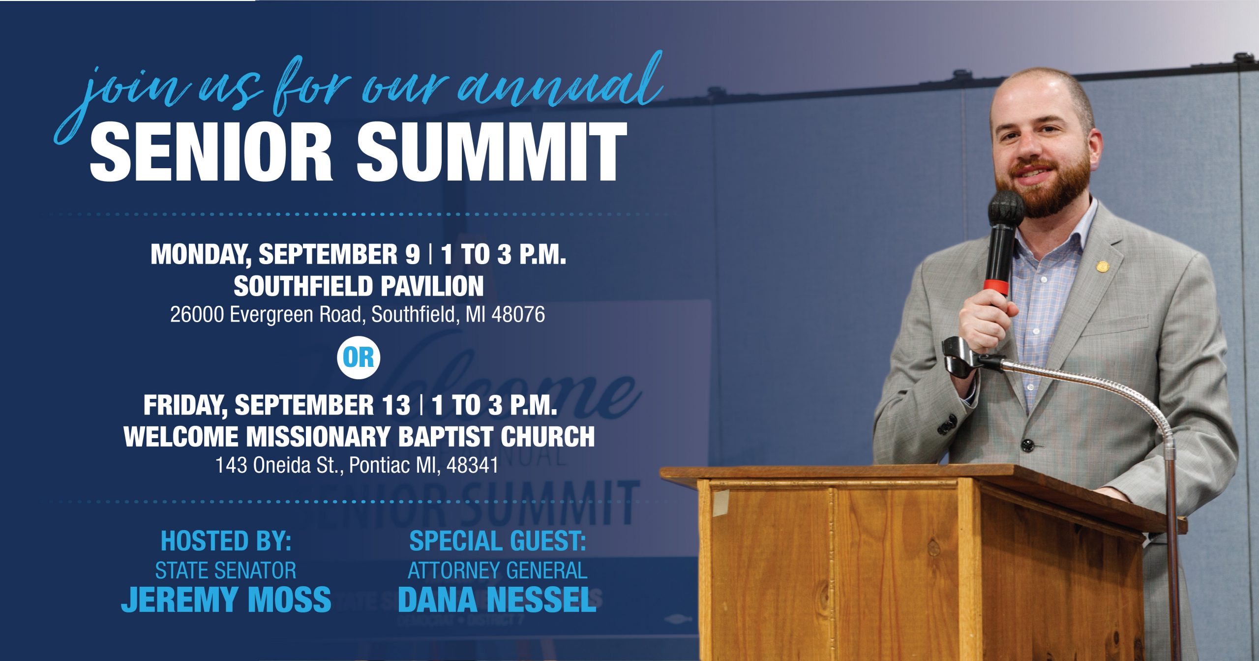 Senior Summit RSVP - Senator Jeremy Moss