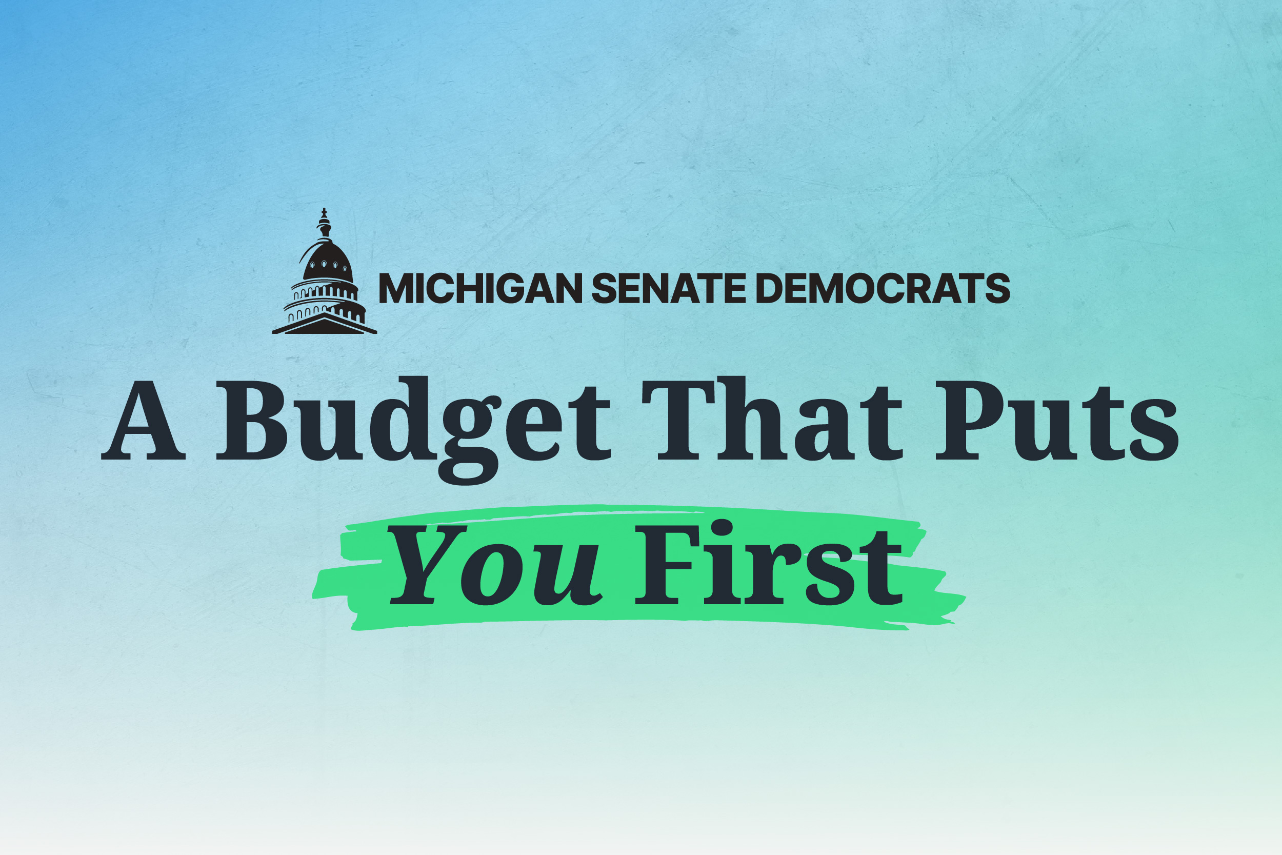 2026 Budget - Michigan Senate Democrats